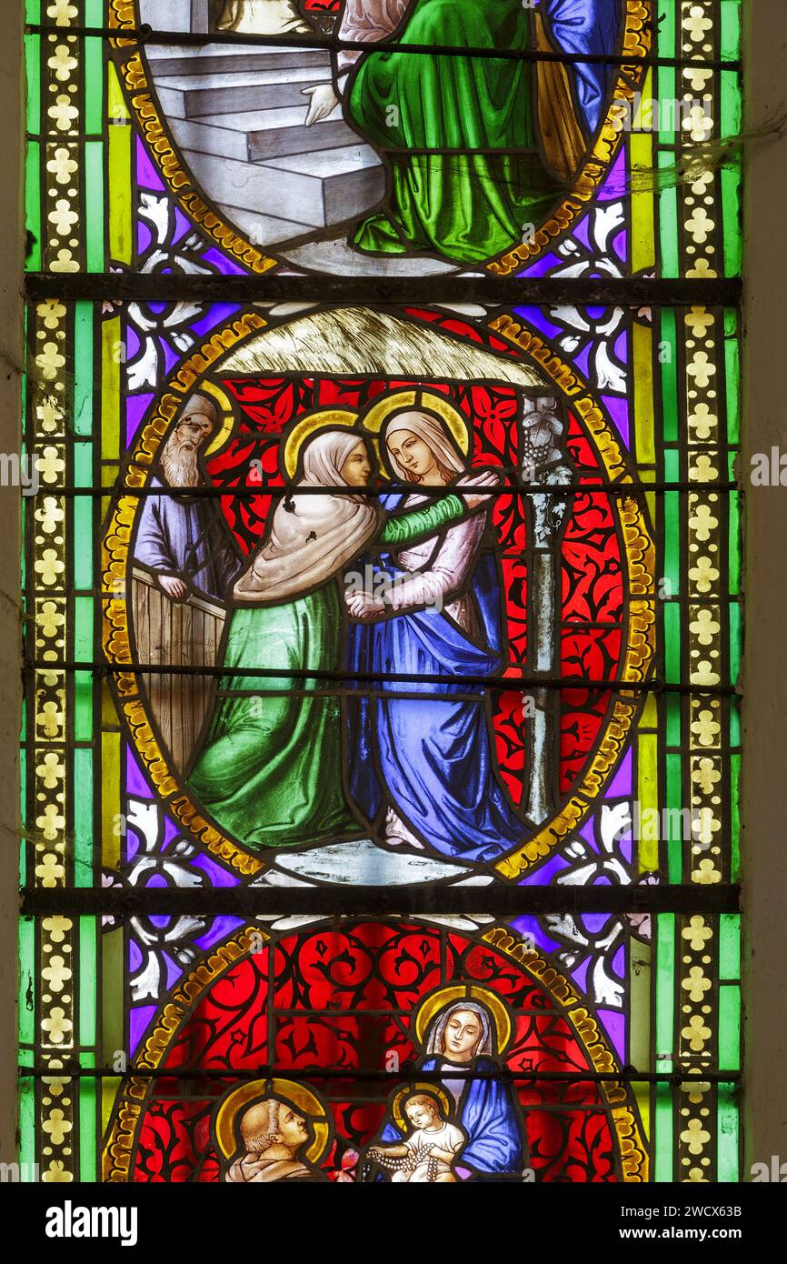 France, Meurthe et Moselle, Saintois area, Vitrey, eglise de la ...