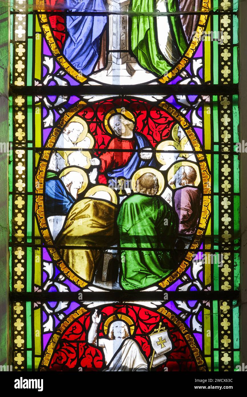 France, Meurthe et Moselle, Saintois area, Vitrey, eglise de la ...