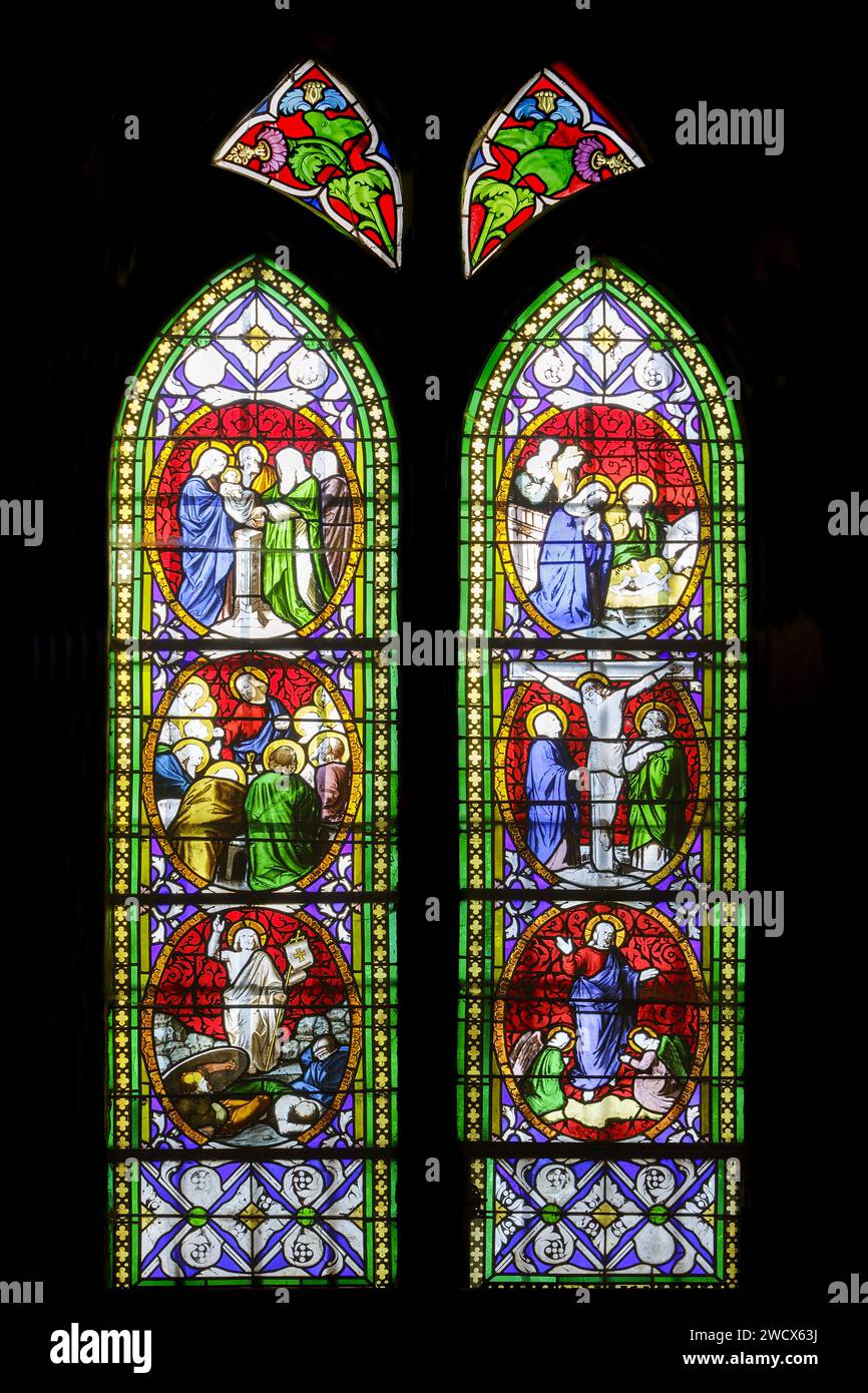 France, Meurthe et Moselle, Saintois area, Vitrey, eglise de la ...