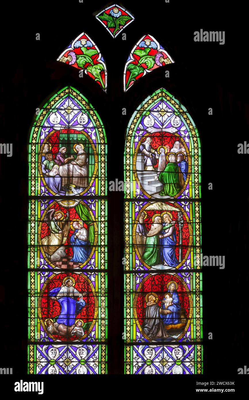 France, Meurthe et Moselle, Saintois area, Vitrey, eglise de la ...