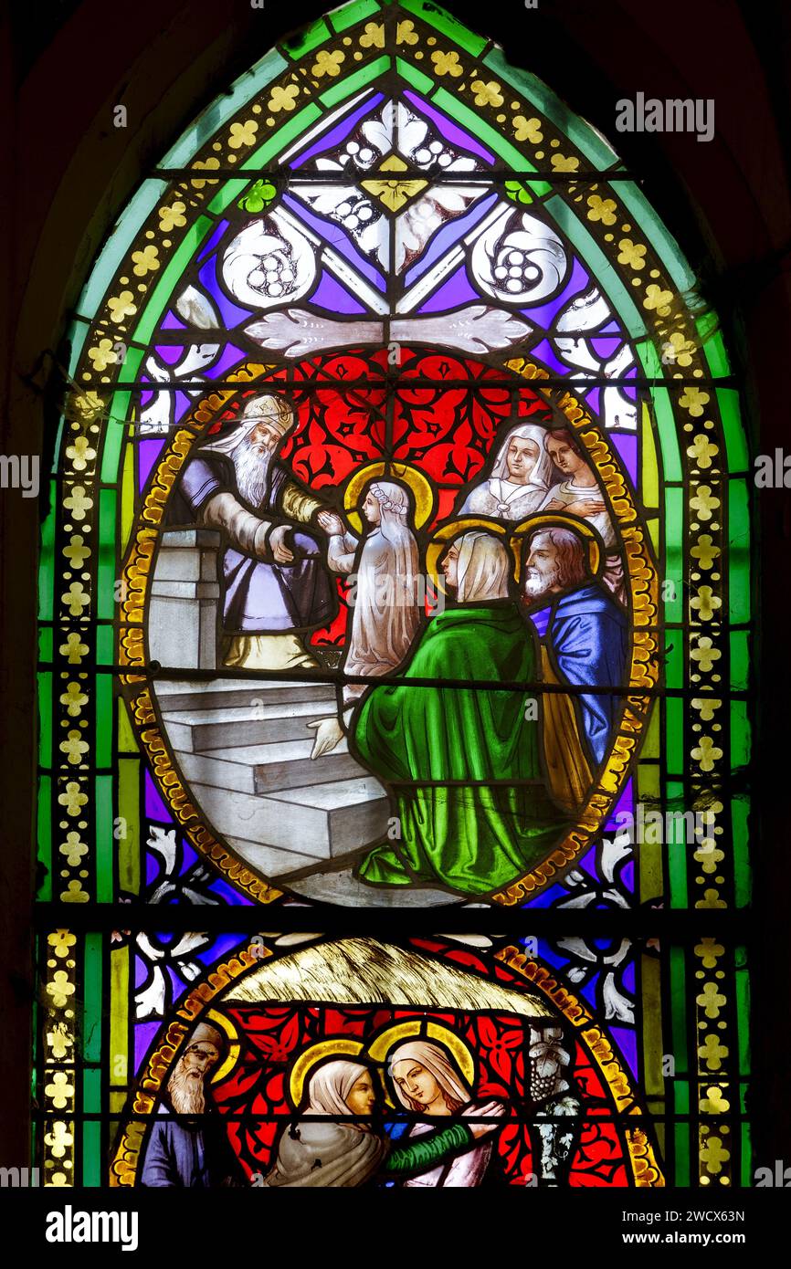 France, Meurthe et Moselle, Saintois area, Vitrey, eglise de la ...