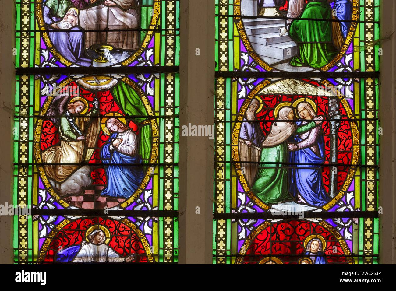 France, Meurthe et Moselle, Saintois area, Vitrey, eglise de la ...