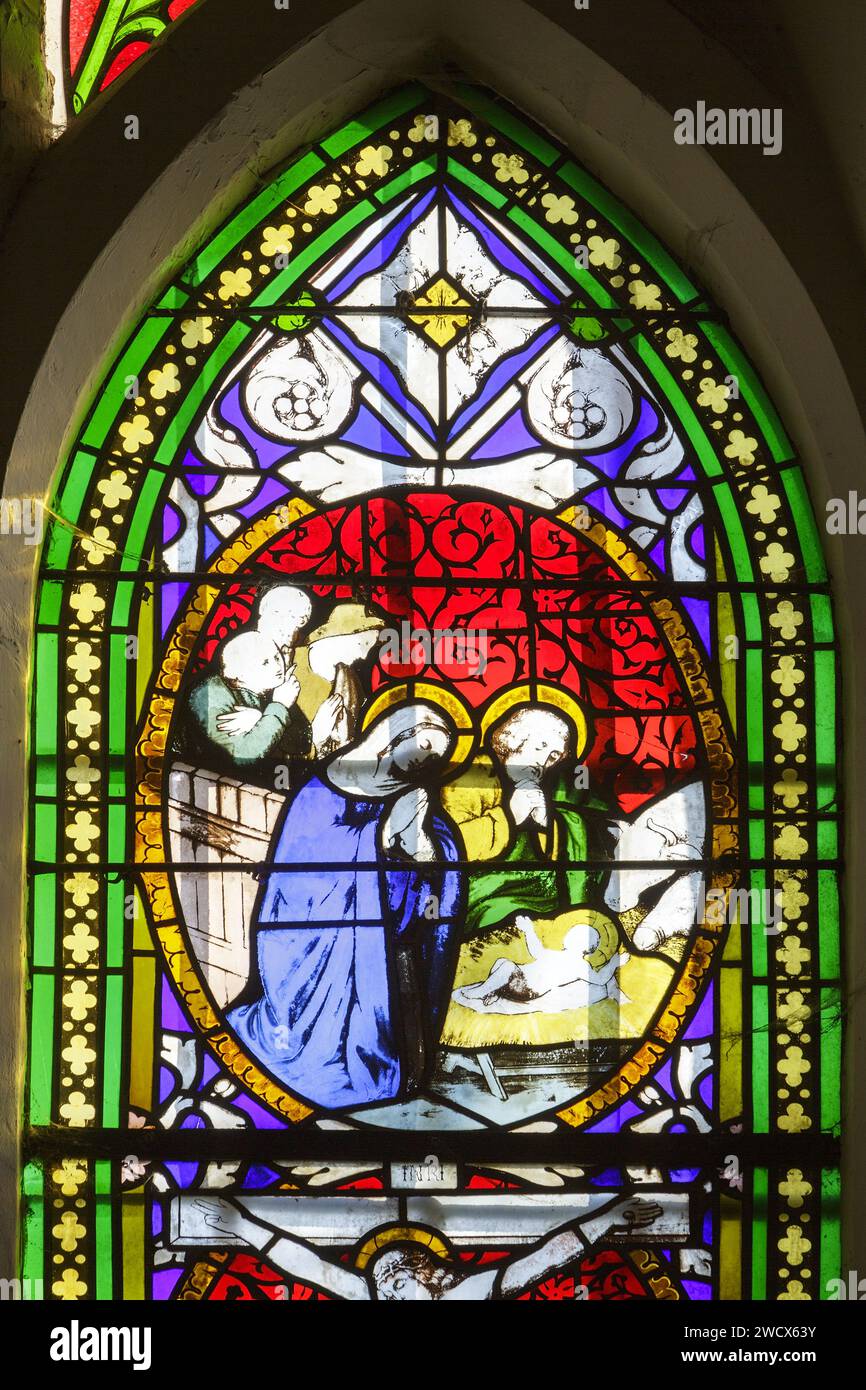 France, Meurthe et Moselle, Saintois area, Vitrey, eglise de la ...