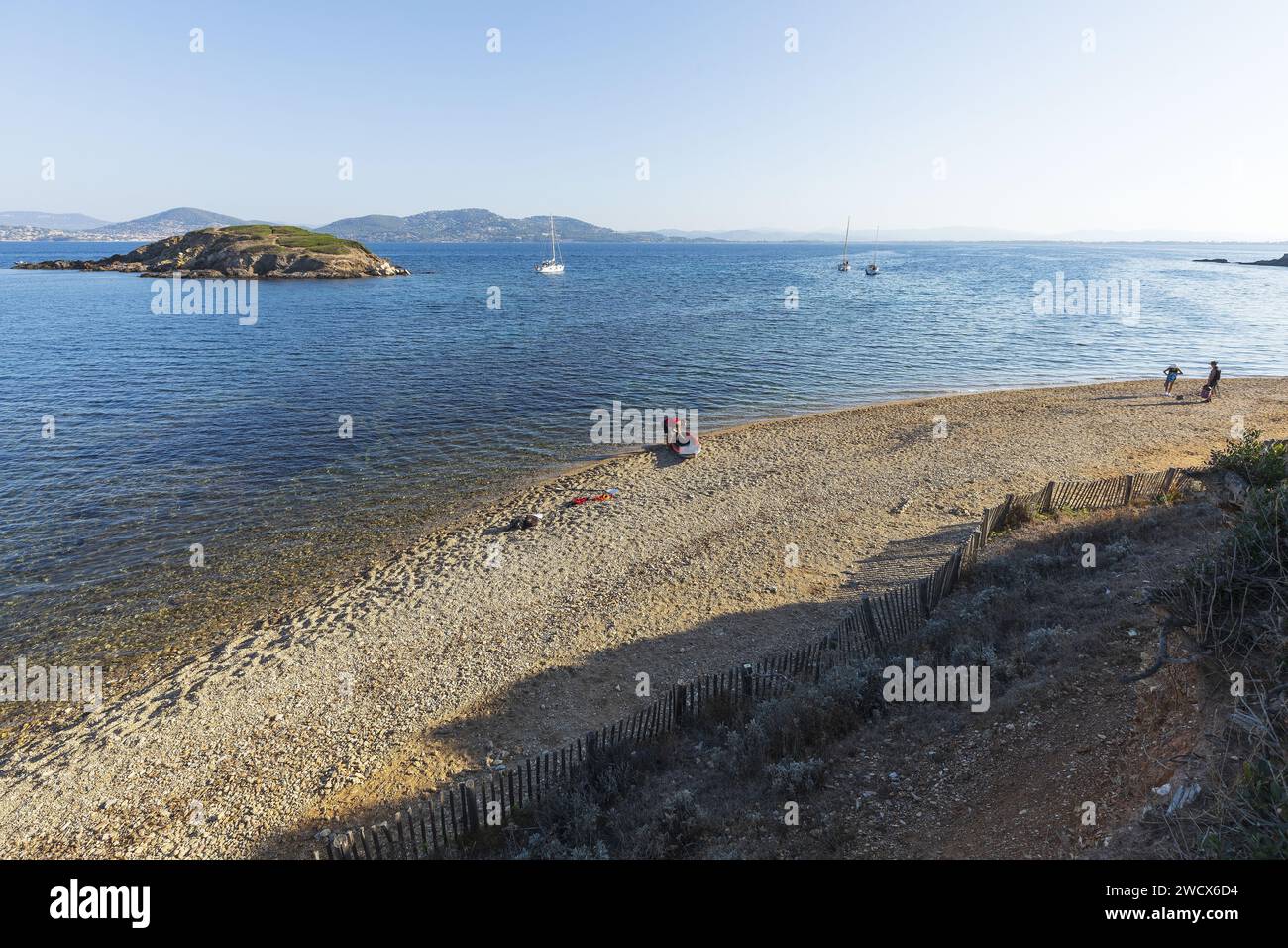 France, Var, Hyeres, Giens peninsula, Madrague beach Stock Photo - Alamy