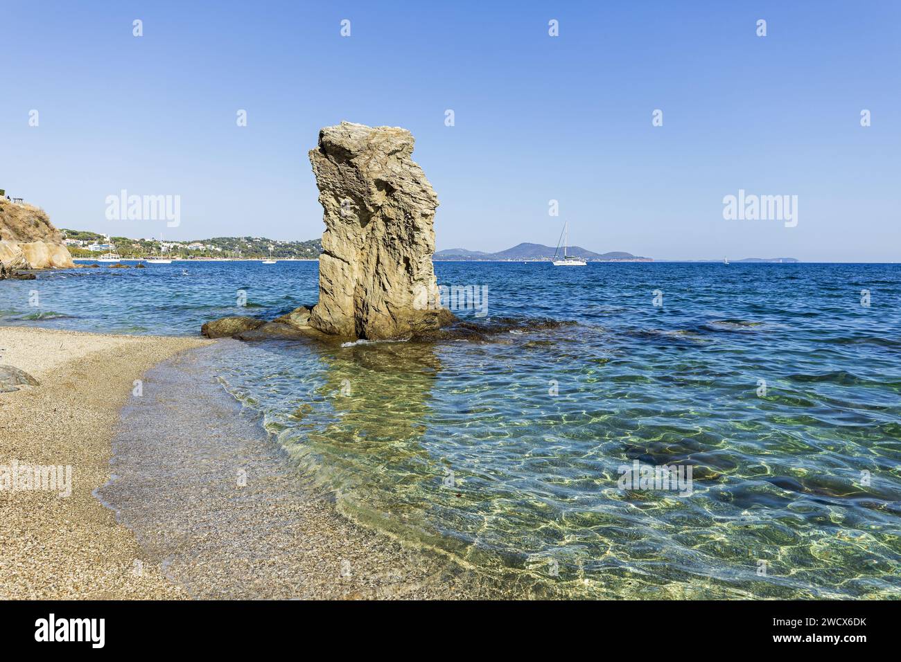 France, Var, Toulon, Pointe du Pipary, between La Tour Royale and Fort ...
