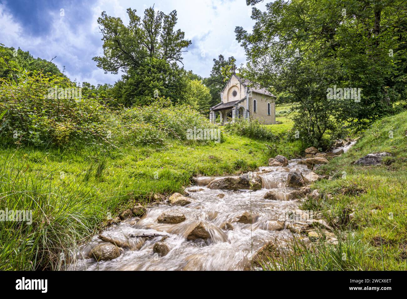 France, Pyrenees Atlantiques, Béarn, Ossau valley, Benou plateau ...