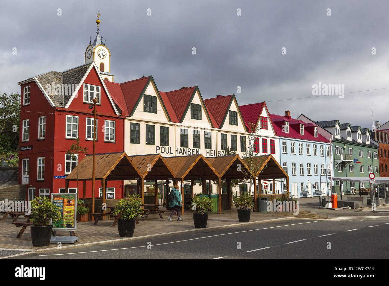 Denmark, Faroe Islands, Streymoy island, Torshavn, Tinganes district ...