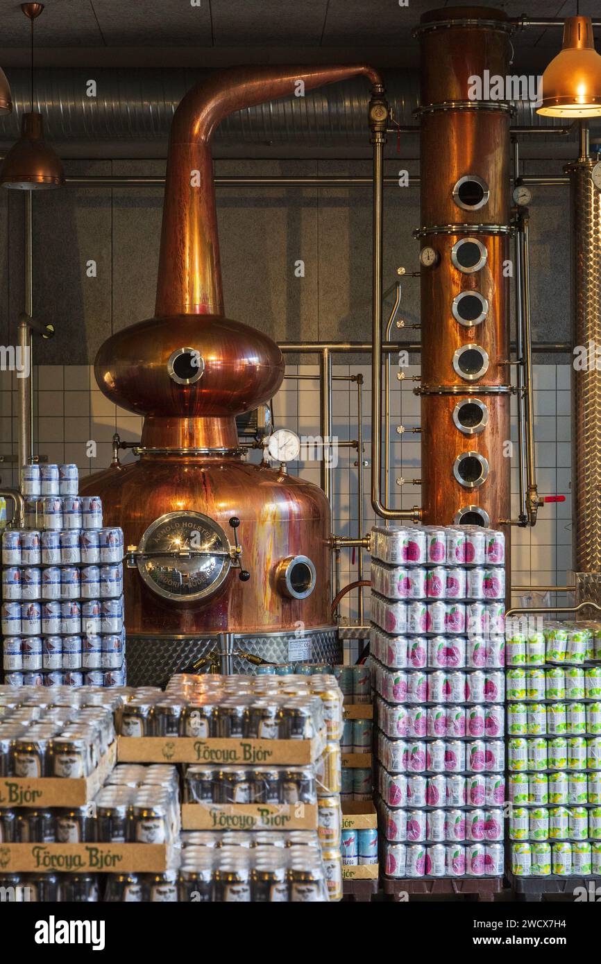 Denmark, Faroe Islands, Borðoy island, Klaksvik, Faroe Islands beer ...