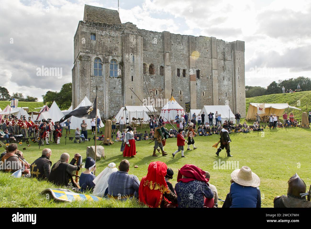 28th May 2024. Castle Rising, Norfolk, England. Soldiers Through The ...