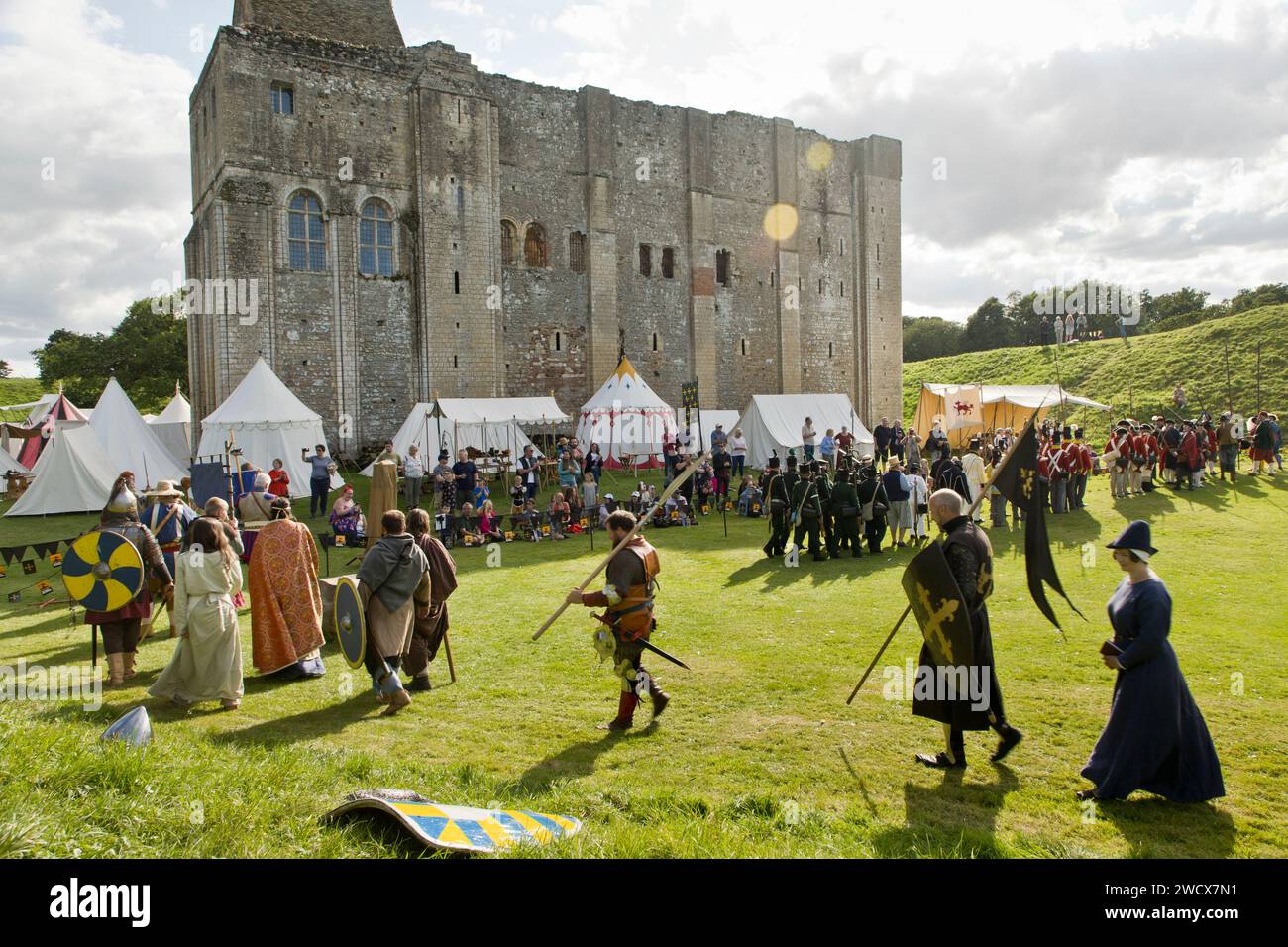 28th May 2024. Castle Rising, Norfolk, England. Soldiers Through The ...