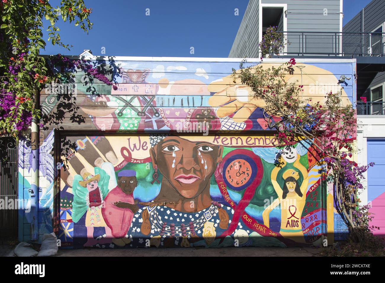 United States, California, San Francisco, murals Stock Photo - Alamy