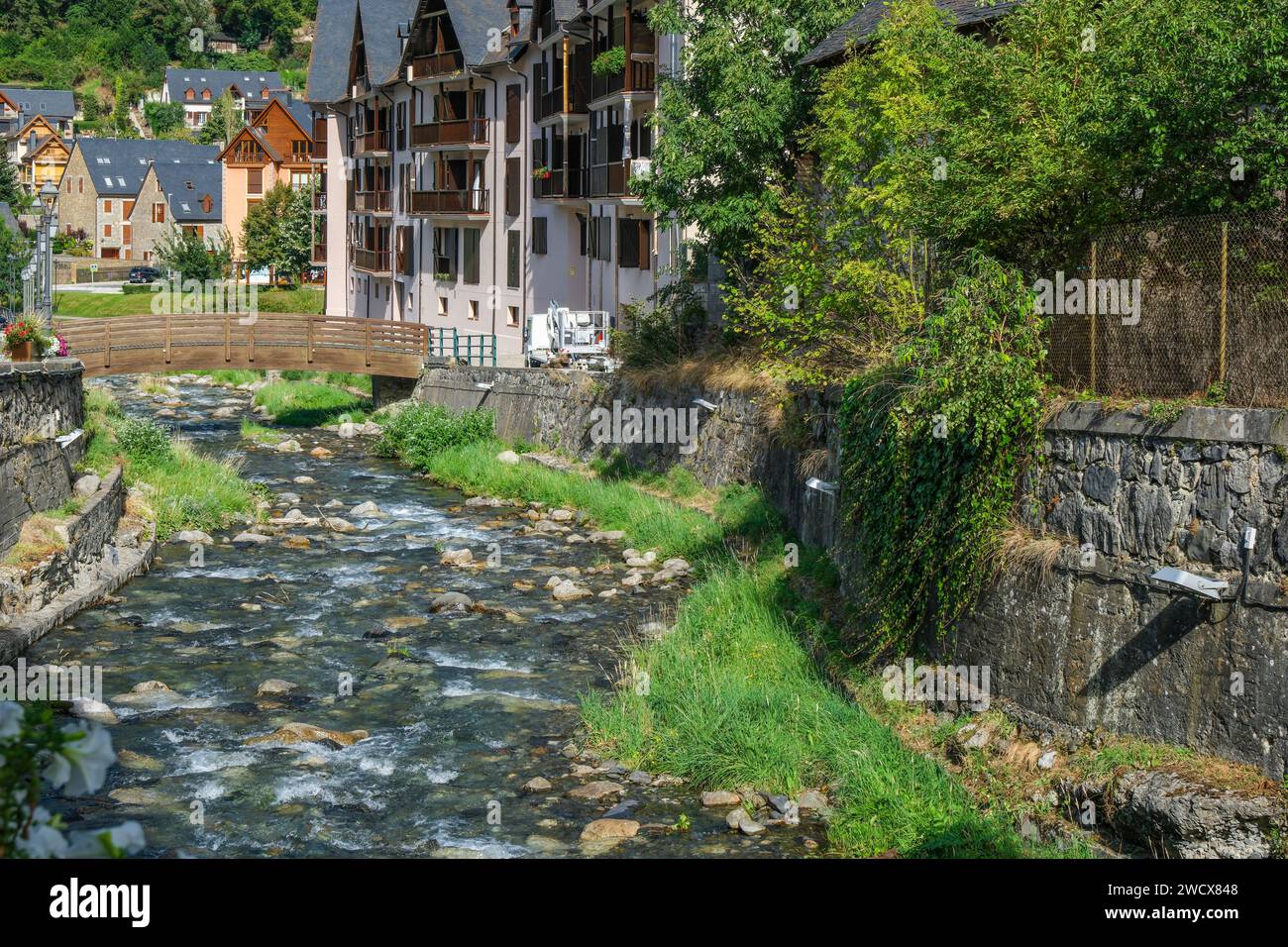 Viella, Aran valley Stock Photo - Alamy