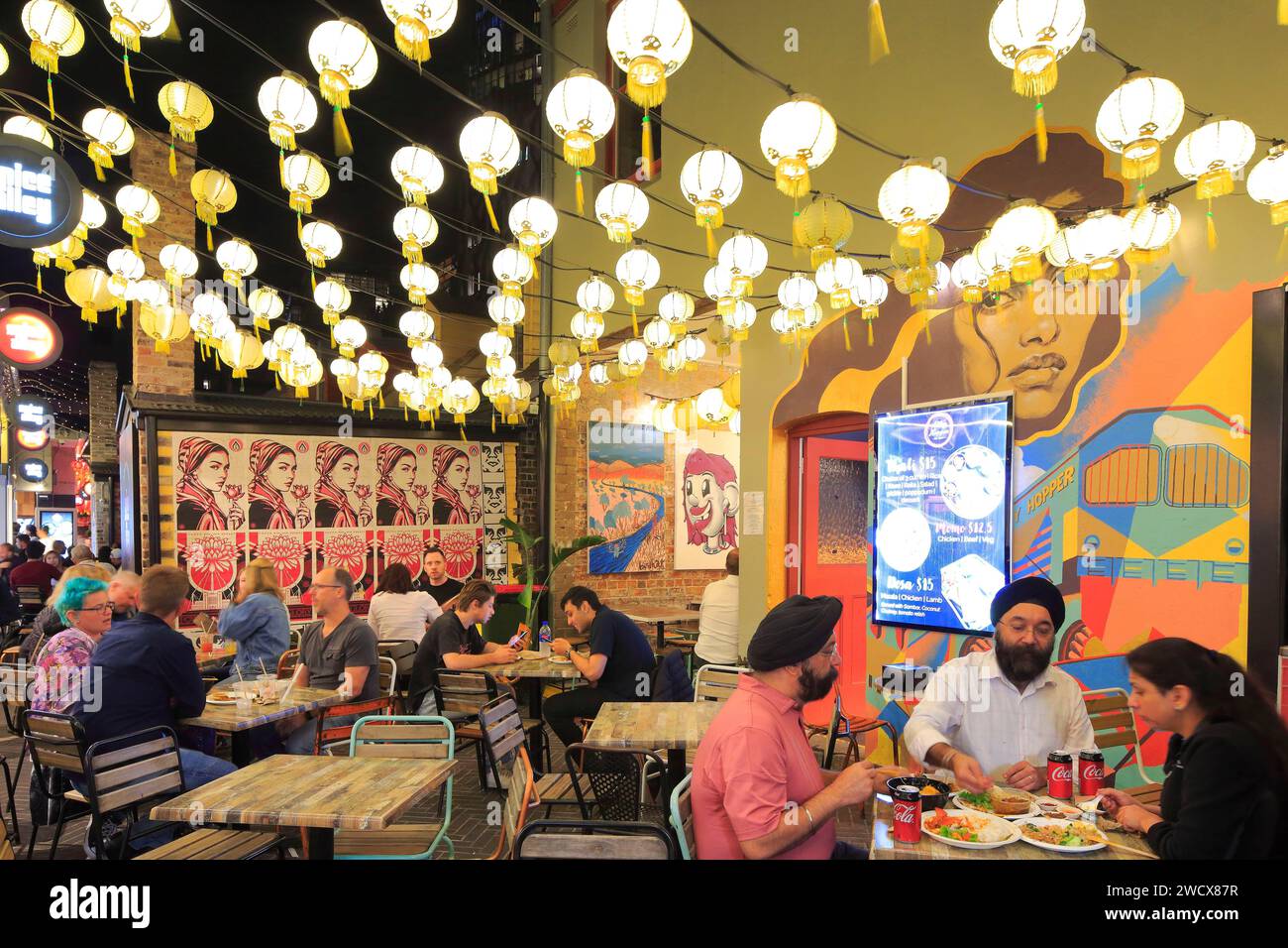 Australia, New South Wales, Sydney, Chippendale district, Spice Alley ...