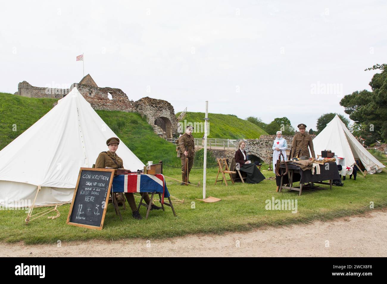 28th May 2024. Castle Rising, Norfolk, England. Soldiers Through The ...