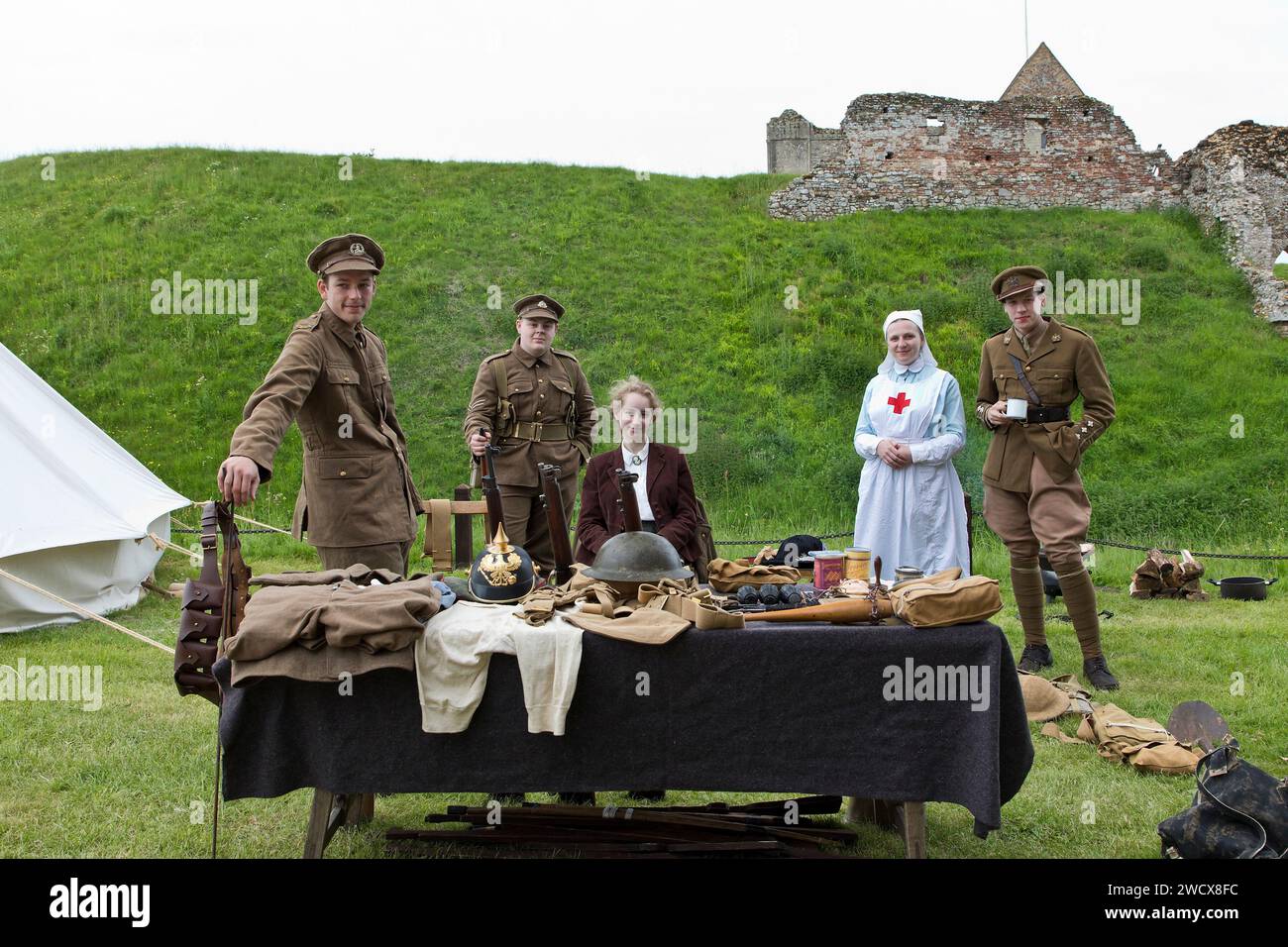 28th May 2024. Castle Rising, Norfolk, England. Soldiers Through The ...