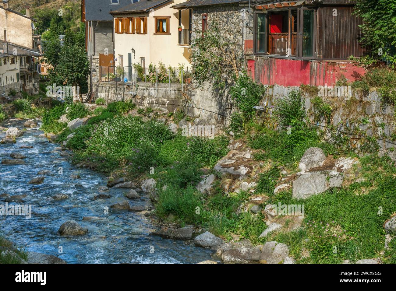 Viella, Aran valley Stock Photo - Alamy