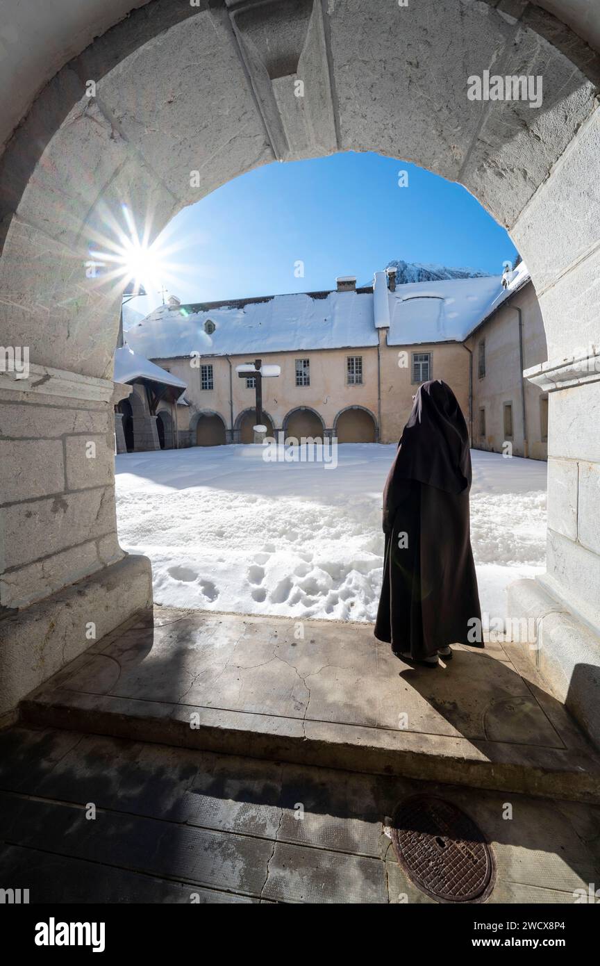 France, Haute Savoie, Aravis massif, Le Reposoir, The Chartreuse du ...
