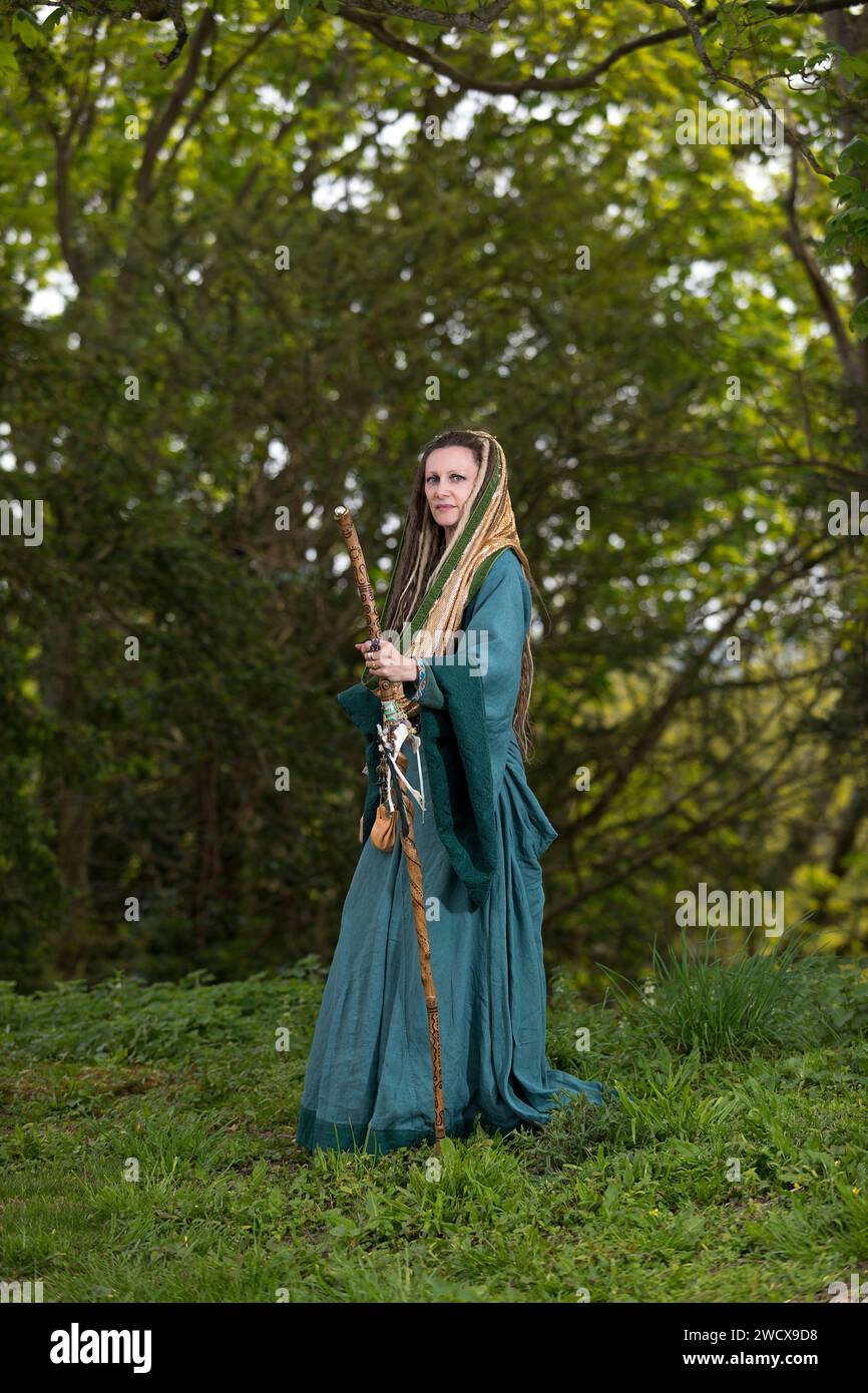 30th April 2023. Hedingham Castle, Suffolk, England. Interpretation of ...