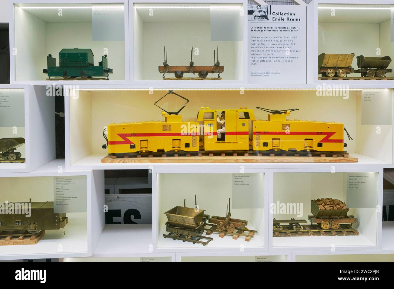 France, Moselle, Fensch Valley, Neufchef, Ecomuseum of iron mines of ...