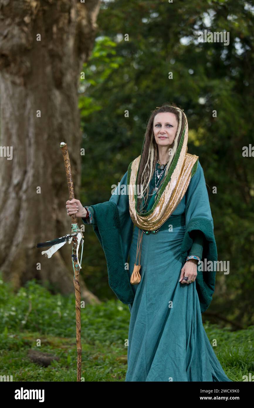 30th April 2023. Hedingham Castle, Suffolk, England. Interpretation of ...