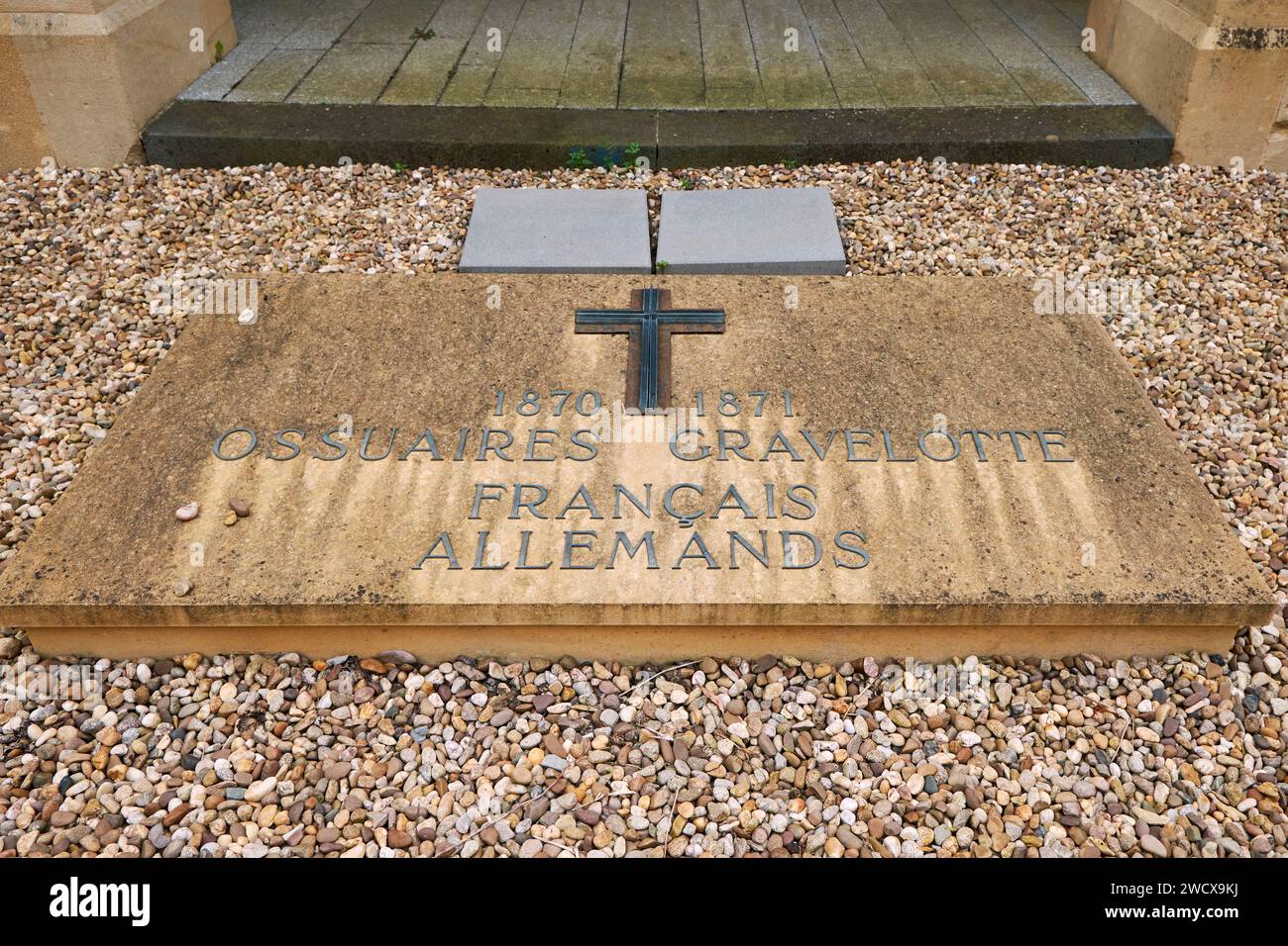 France, Moselle, Gravelotte, the Hall of Remembrance, a memorial ...