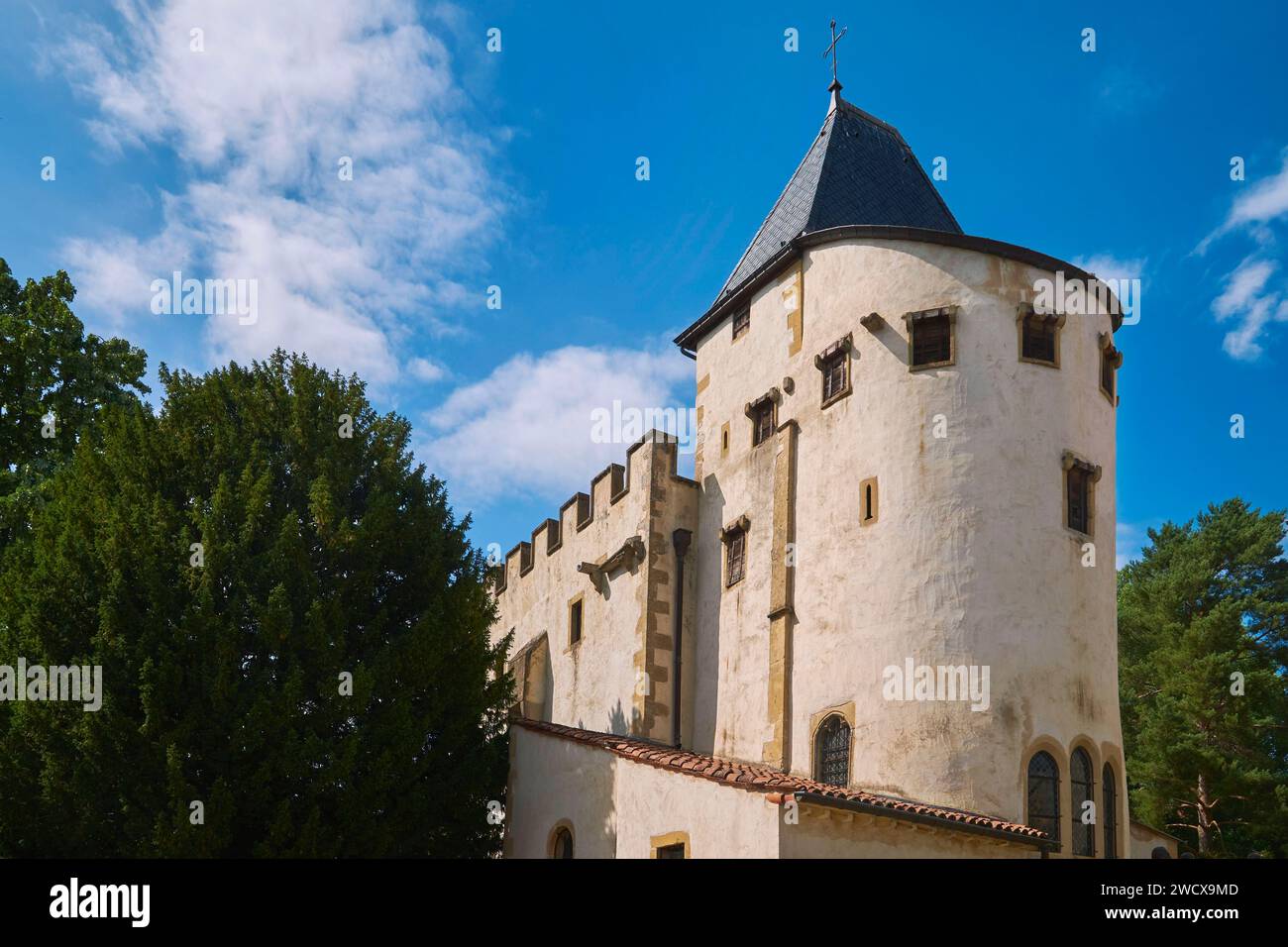 Fortified saint quentin church hi-res stock photography and images - Alamy