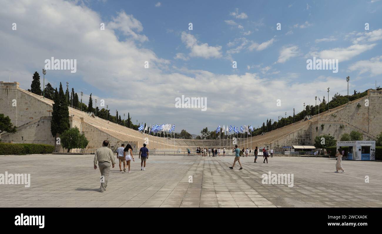 Panathenaic Stadium, Athens Stock Photo - Alamy