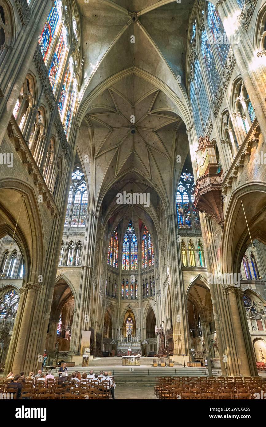 France, Moselle, Metz, Saint Etienne cathedral, the cathedral of France ...