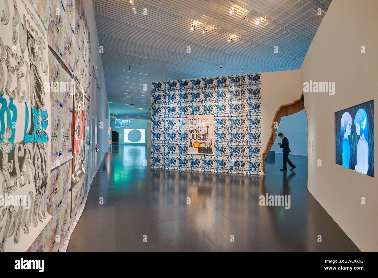 France, Moselle, Metz, Centre Pompidou Metz, Exhibition The Rehearsal ...