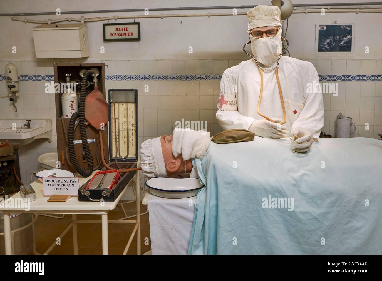 France, Moselle, Veckring, the Hackenberg work, fortification part of ...