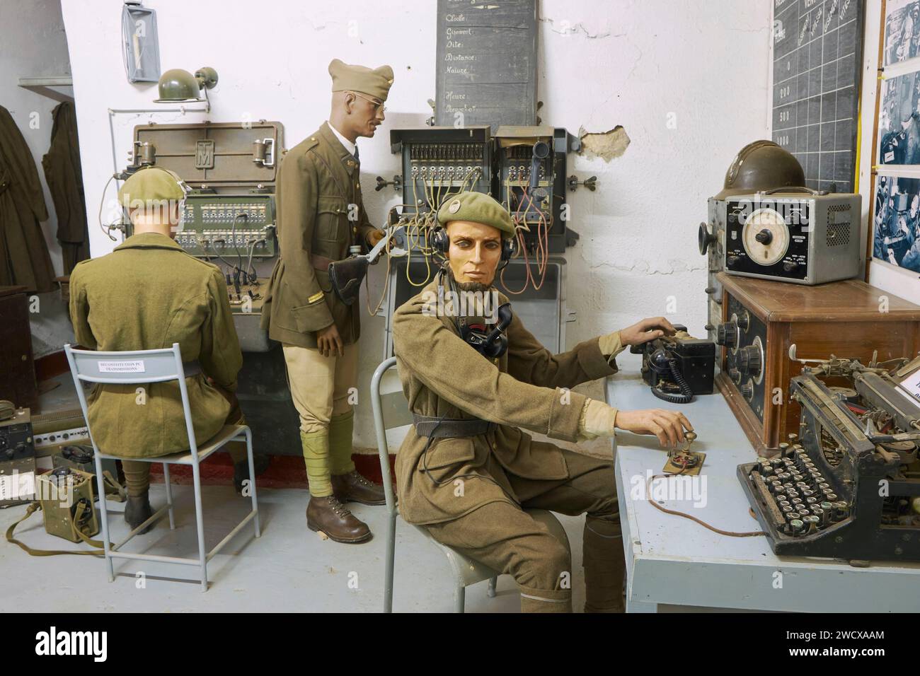 France, Moselle, Veckring, the Hackenberg work, fortification part of ...