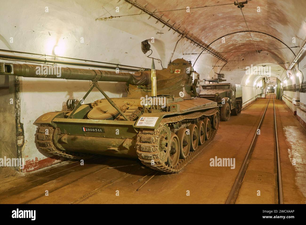 France, Moselle, Veckring, the Hackenberg work, fortification part of ...