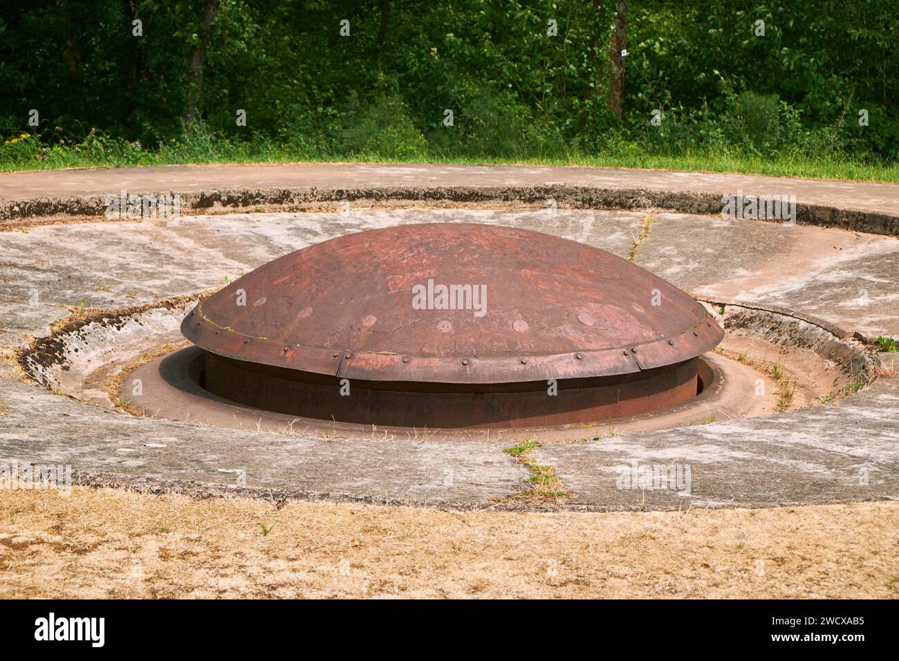 France, Moselle, Veckring, the Big Work A19 Hackenberg, fortification ...