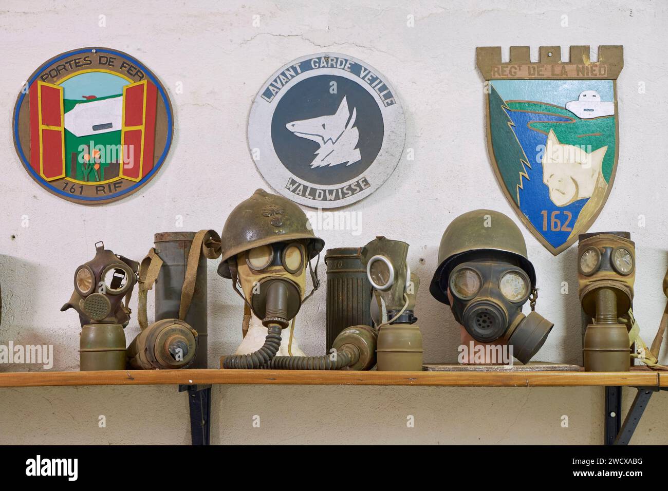 France, Moselle, Veckring, the Hackenberg work, fortification part of ...