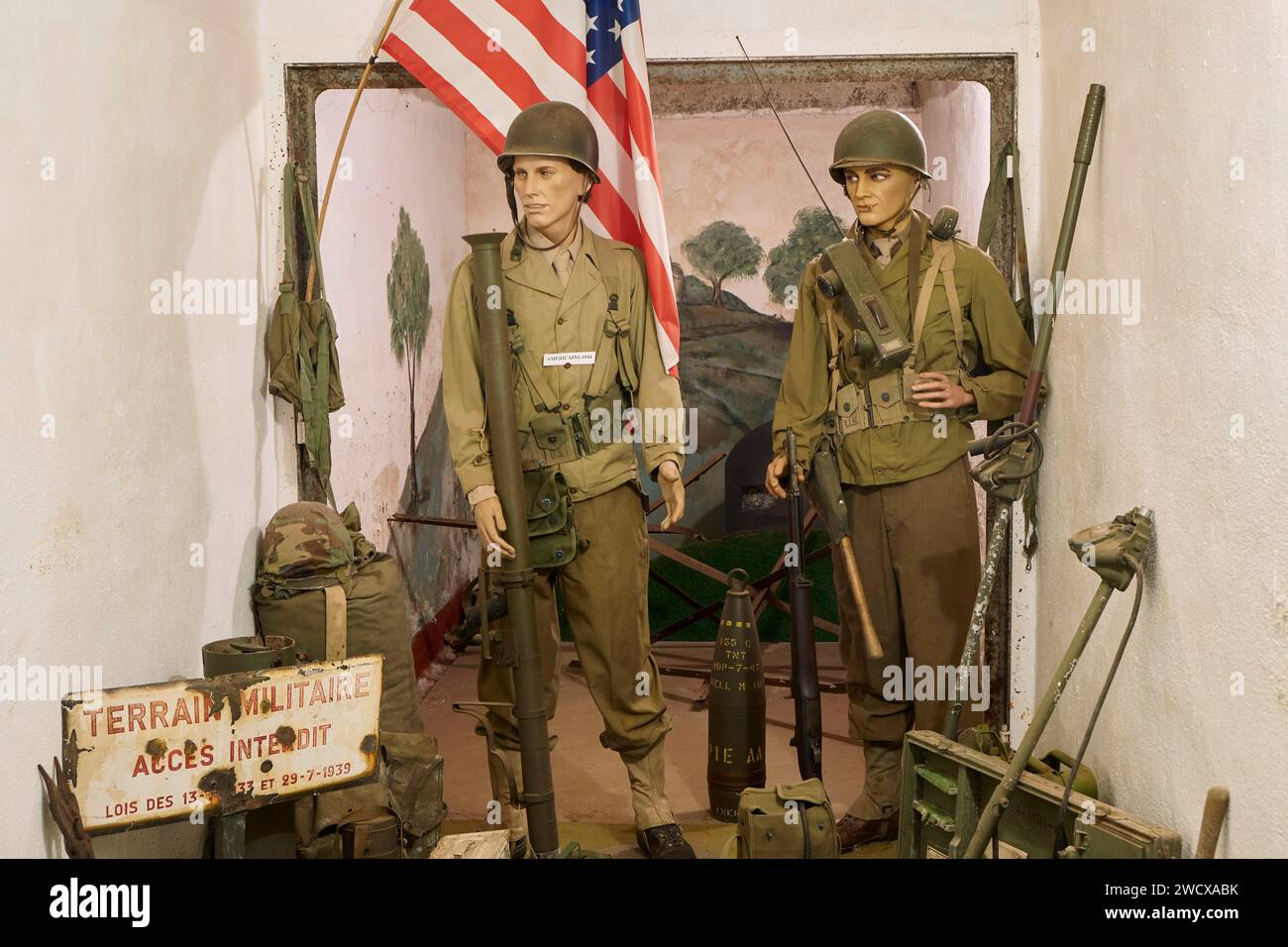 France, Moselle, Veckring, the Hackenberg work, fortification part of ...