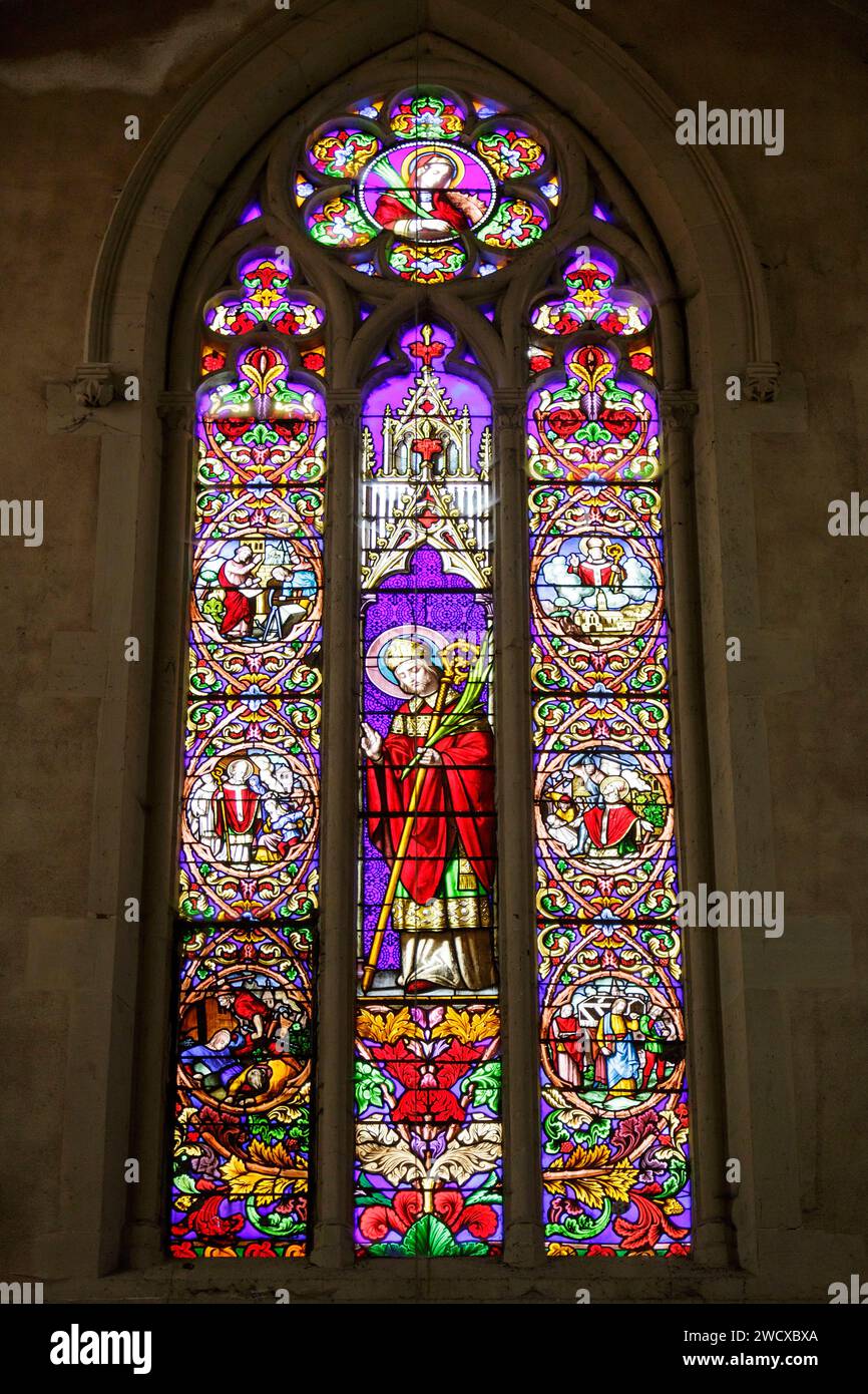 France, Meurthe et Moselle, Nancy, Saint Vincent et Saint Fiacre church ...