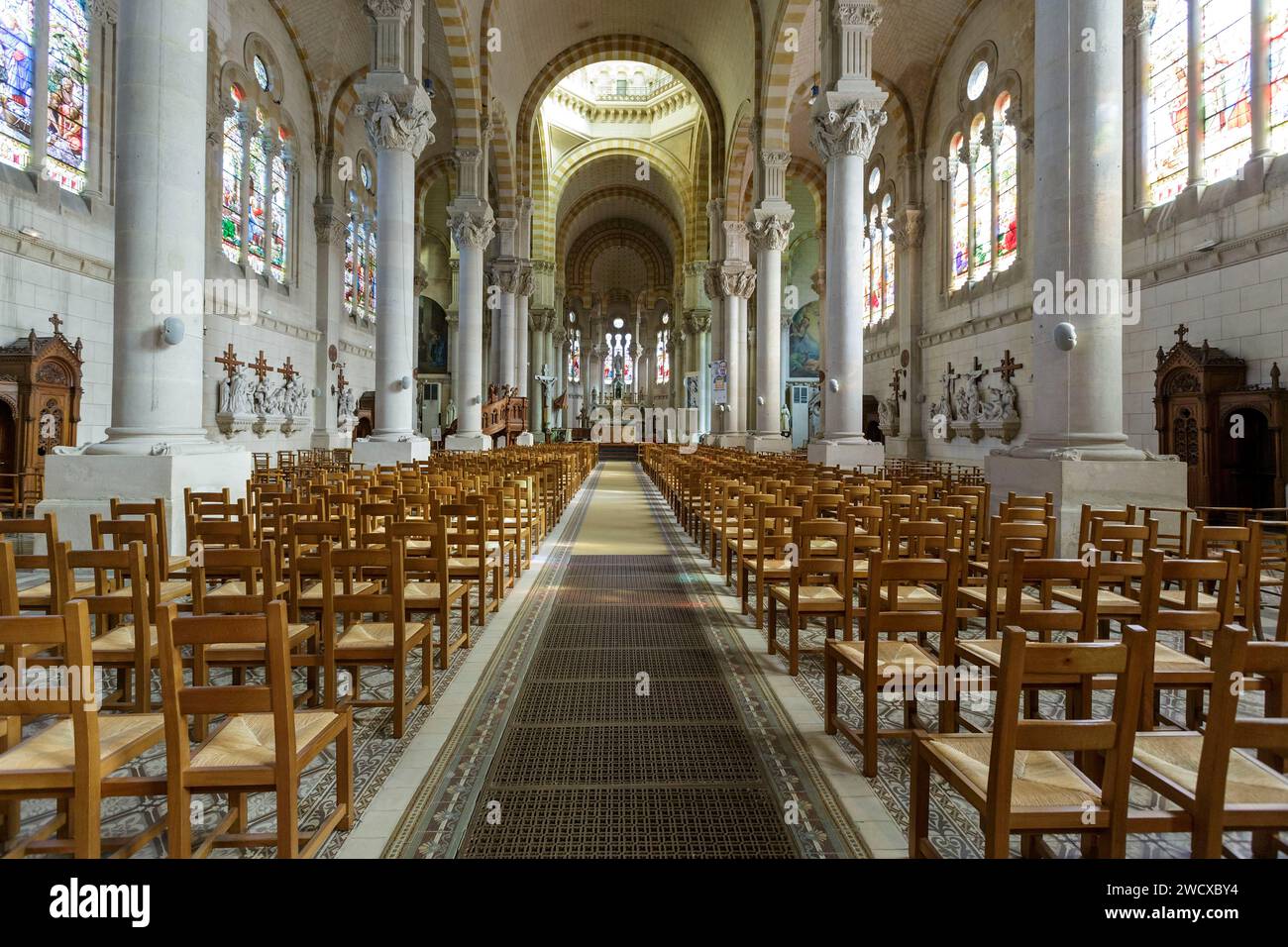 France, Meurthe et Moselle, Nancy, Sacre Coeur de Nancy (sacred Heart ...
