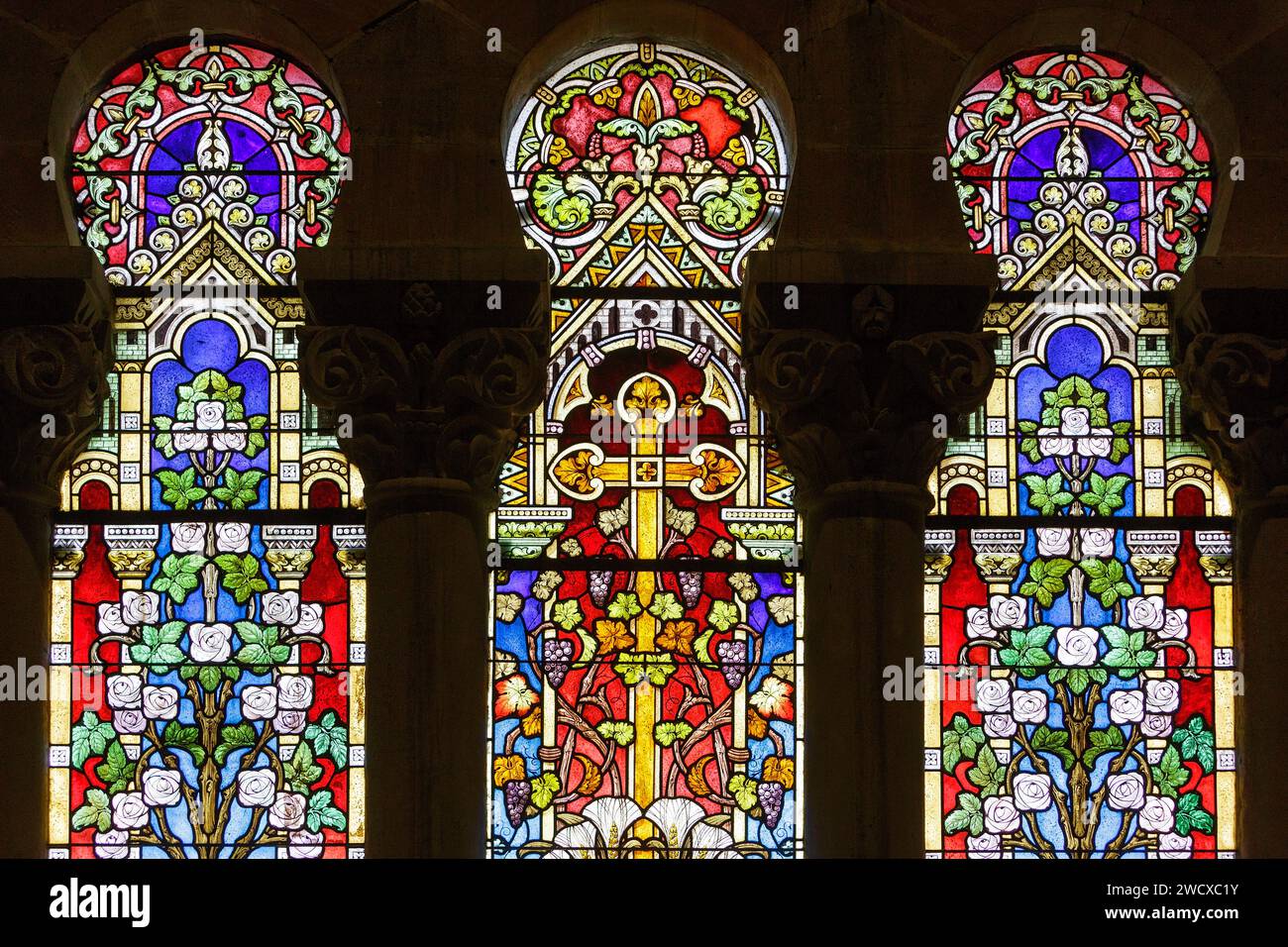 France, Meurthe et Moselle, Nancy, Sacre Coeur de Nancy (sacred Heart of Nancy) basilica built ...