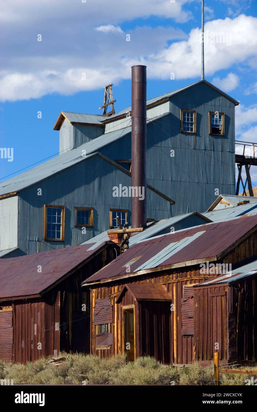 Standard Stamp Mill, Bodie State Historic Park, California Stock Photo ...