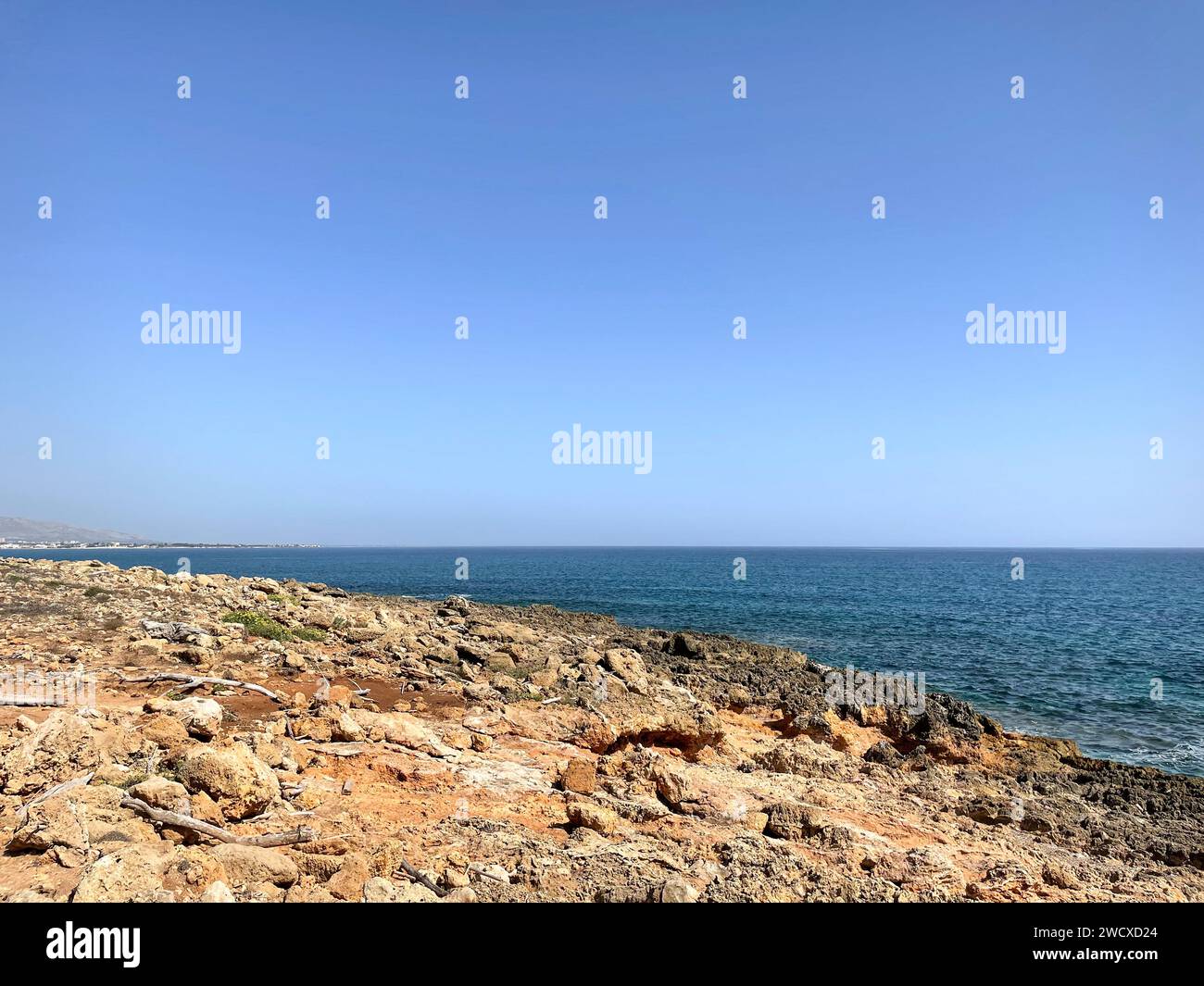 Italy, Sicily, Calamosche beach Stock Photo - Alamy