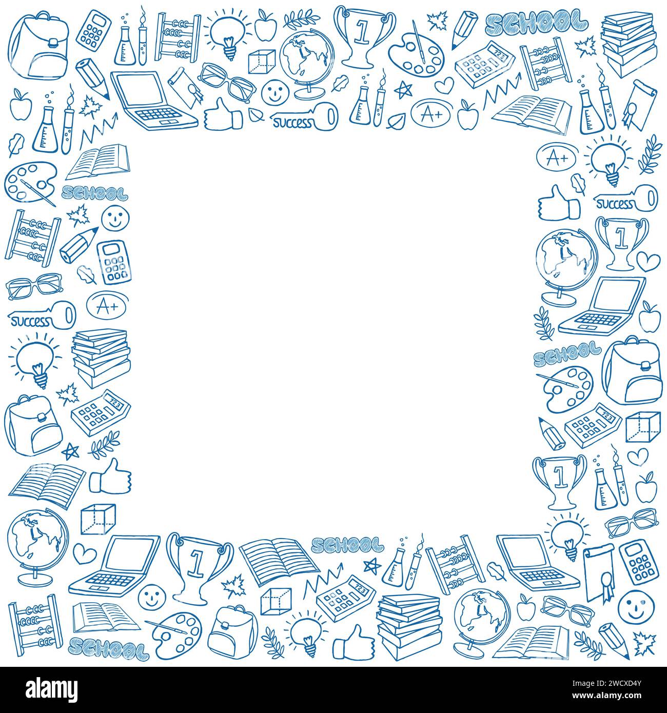 Back To School Page Border Back To School