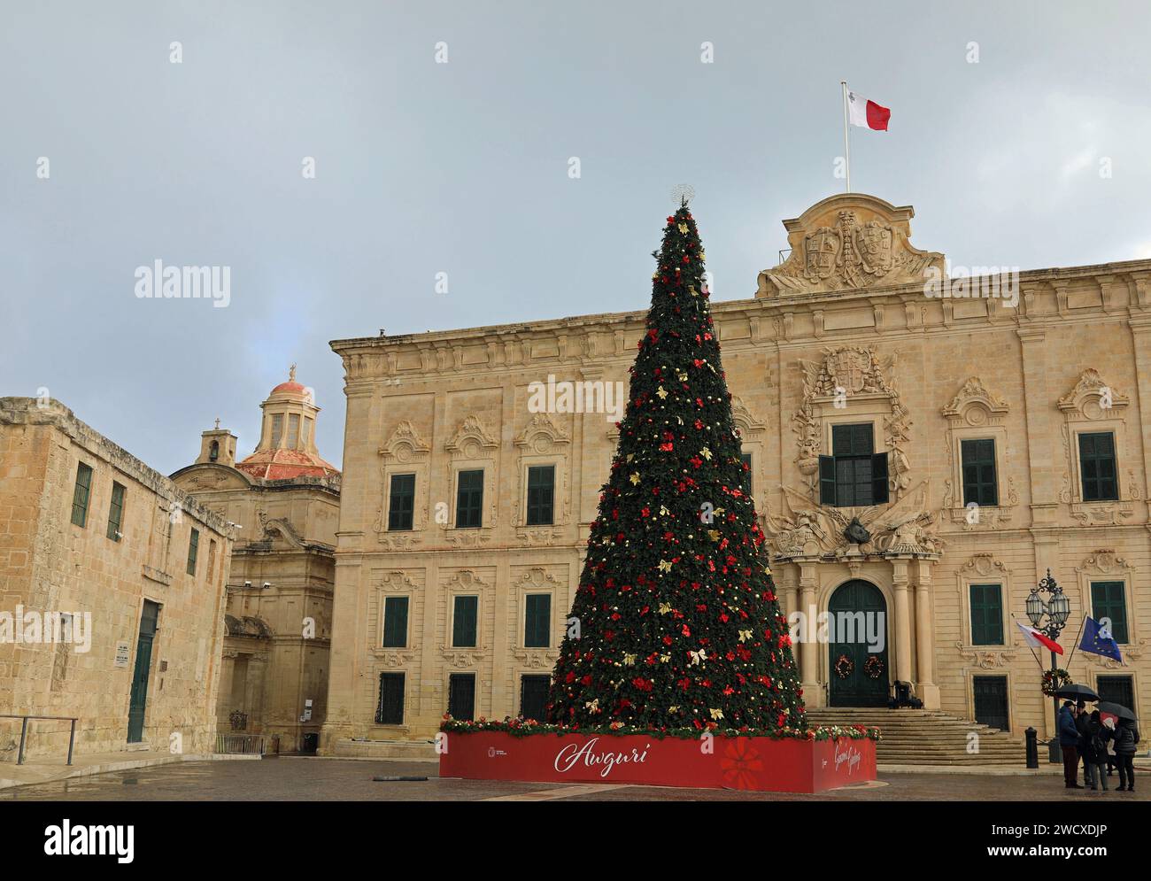 Christmas in Valletta Stock Photo - Alamy