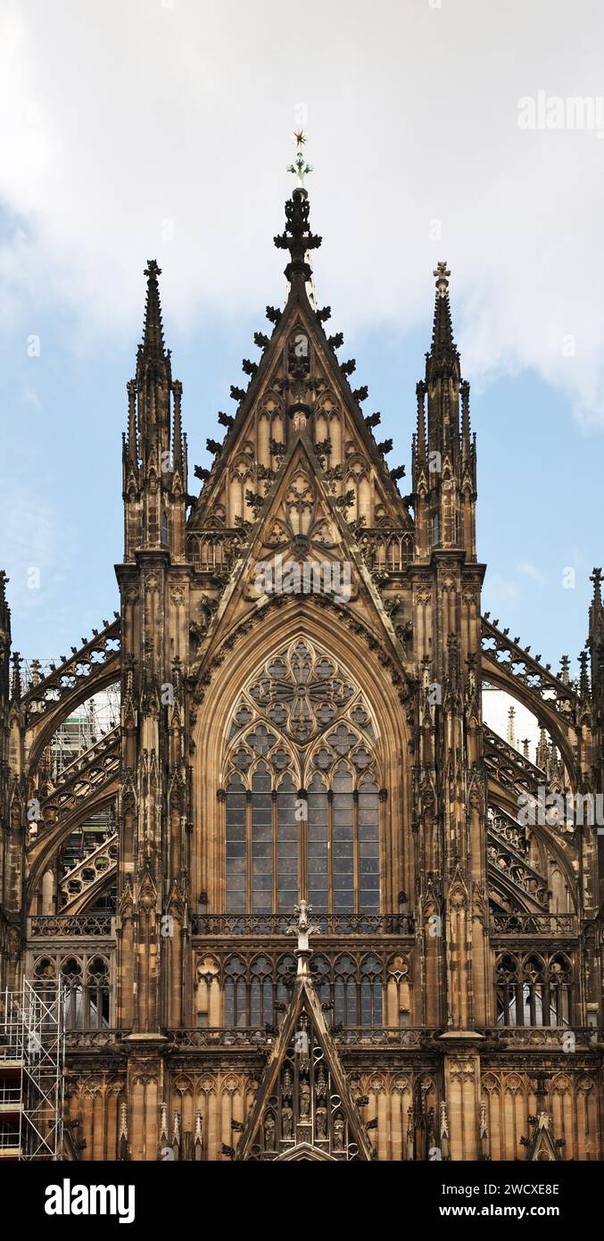 High Cathedral of Saint Peter in Cologne (Koln). Germany Stock Photo ...