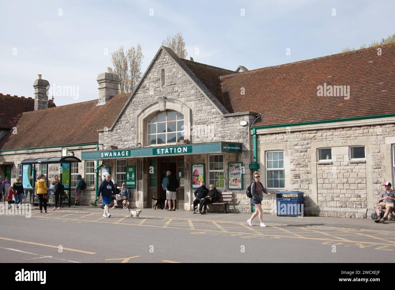Swanage Train Station in Dorset in the United Kingdom Stock Photo - Alamy