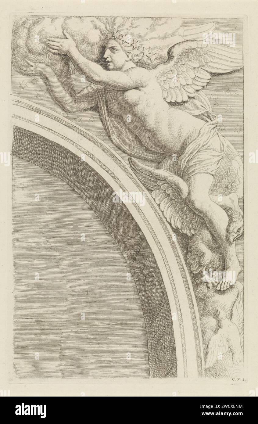 Relief with personification of the element Air above arch in the ...