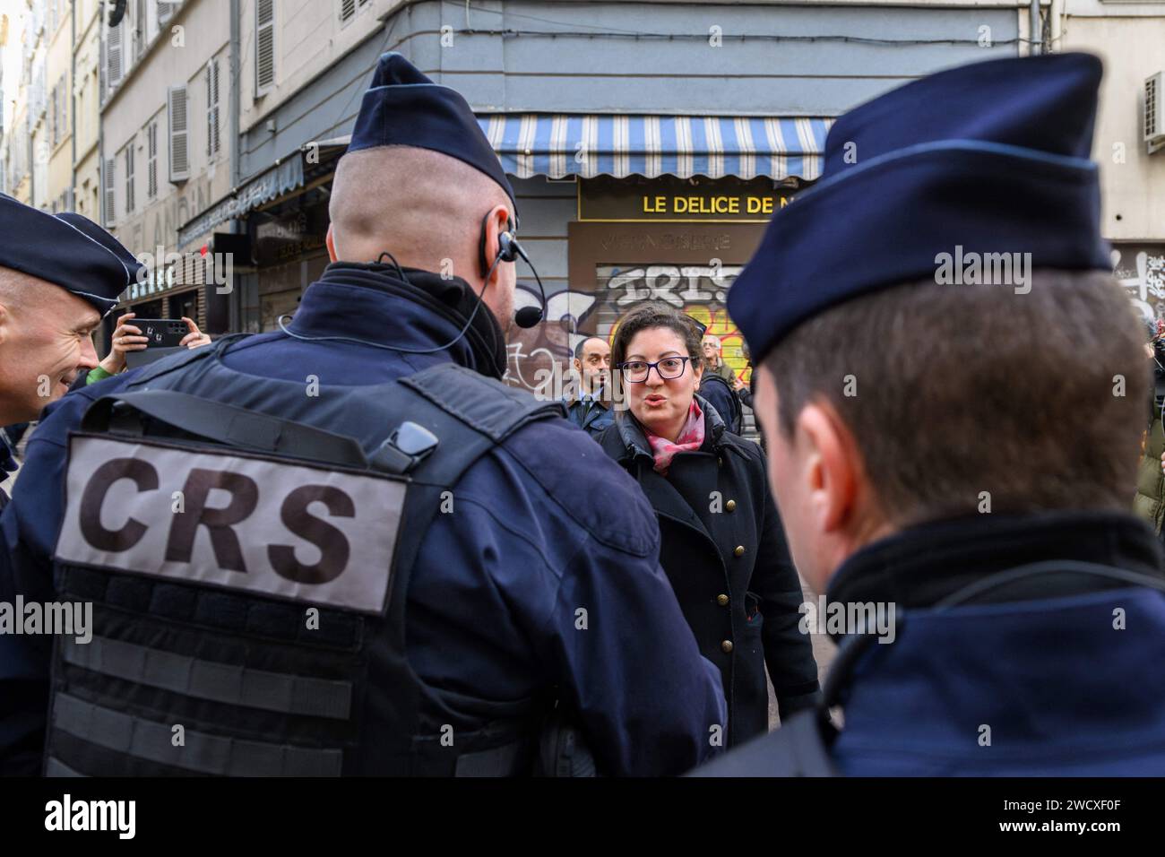 Marseille, France. 16th Jan, 2024. Frederique Camilleri (Bouches-du ...