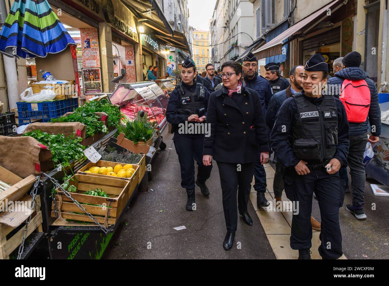Marseille, France. 16th Jan, 2024. Frederique Camilleri (Bouches-du ...