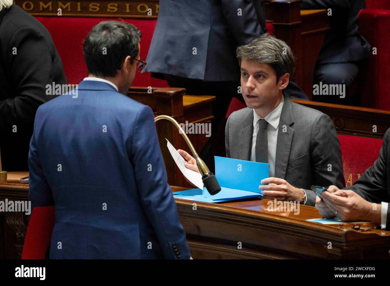 Gabriel attal stephane sejourne hi-res stock photography and images - Alamy