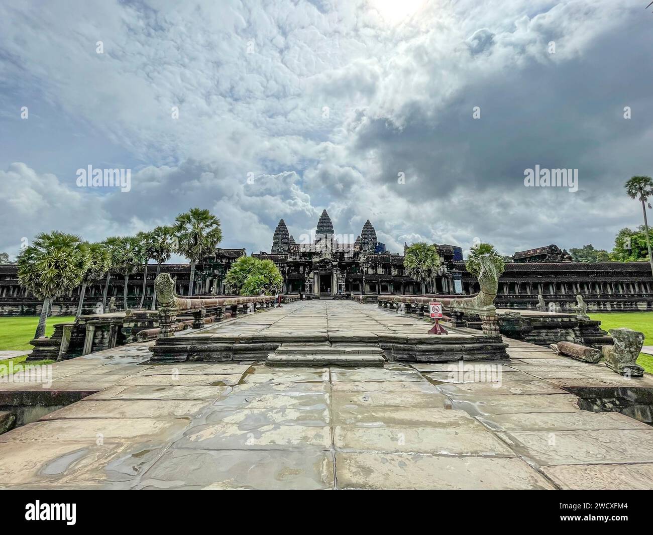 Cambodia, Angkor Wat, view Stock Photo - Alamy