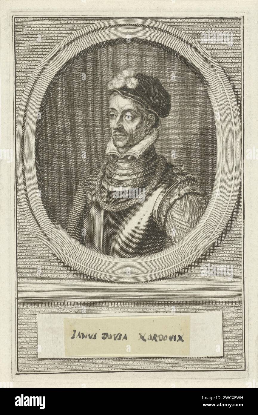 Portrait of Johan van der Does, Jacob Houbraken, After Cornelis ...